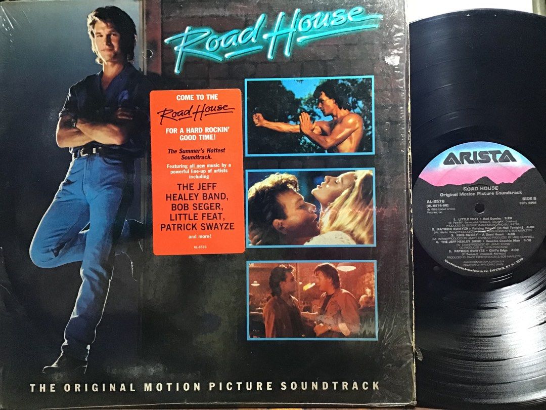 LP Road House OST - Jeff Healey Band Patrick Swayze OOP USA CINYL RECORD Anubis 80s Soundtrack ...
