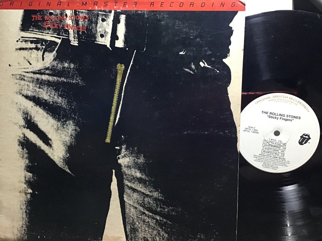 LP Rolling Stones -Sticky Fingers OOP AUDIOPHILE MFSL VINYL RECORD ...