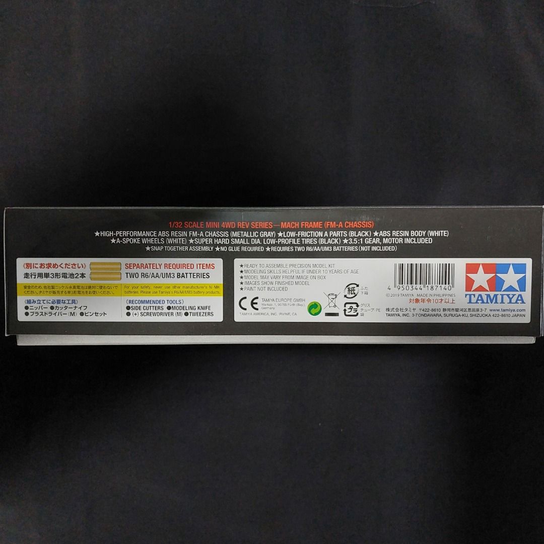 Mach Frame FM-A Chassis Tamiya Mini 4WD car, Hobbies & Toys, Toys ...