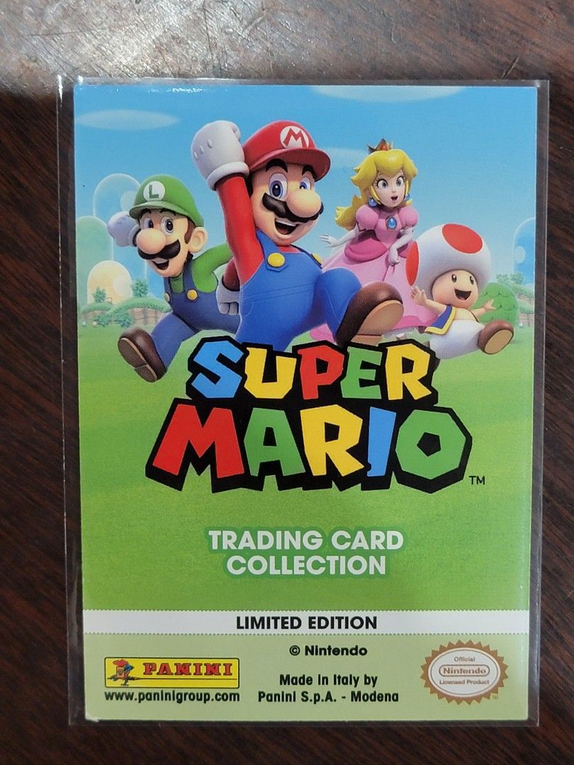 Mario - Limited Edition Card - 2022 Super Mario Trading Card Collection ...