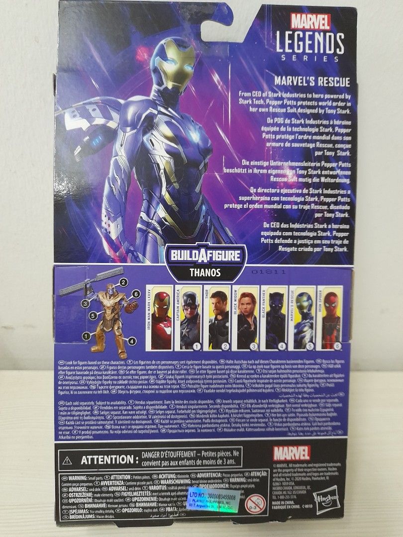 Marvel Legends Avengers MCU Rescue, Hobbies & Toys, Toys & Games on ...
