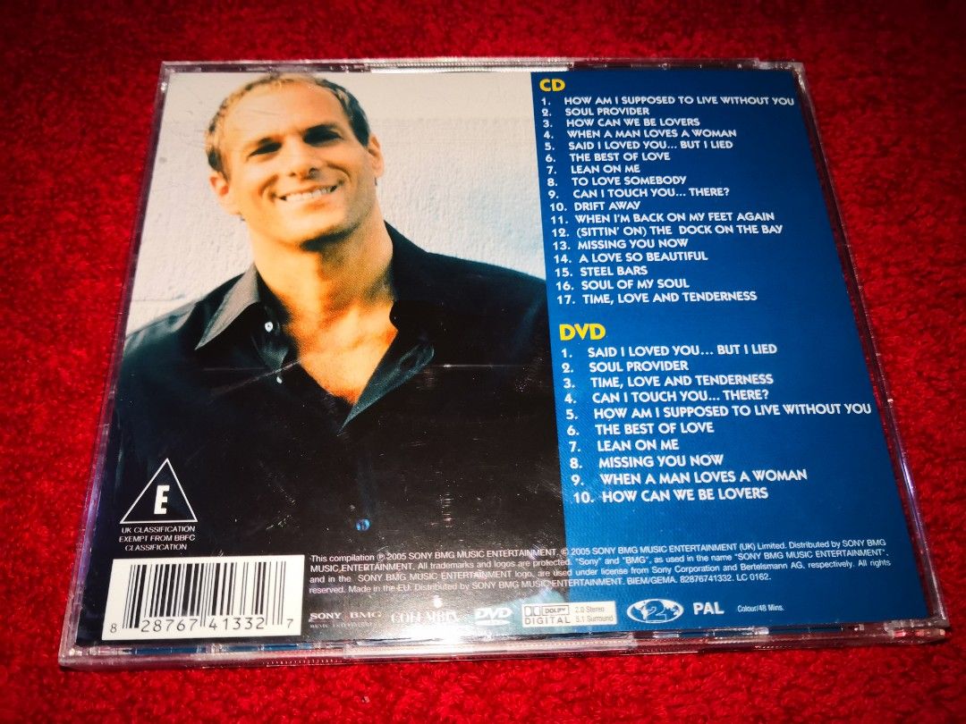 Michael Bolton The Very Best Of CD&DVD, Hobbies & Toys, Music & Media, CDs & DVDs on Carousell