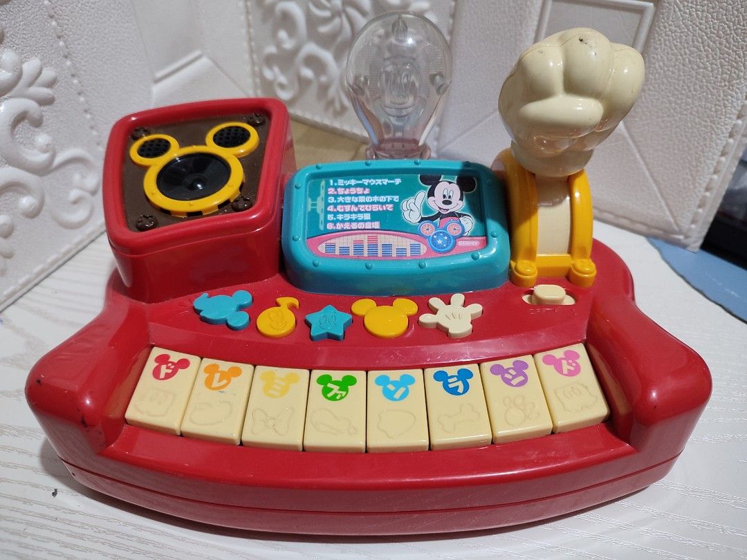 Mickey Mouse piano, Hobbies & Toys, Toys & Games on Carousell