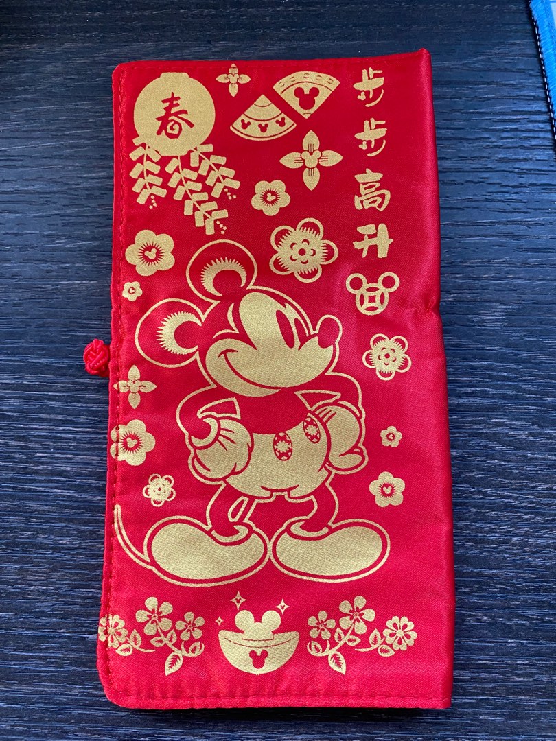 Mickey Mouse Red Packet Carrier, Women's Fashion, Bags & Wallets ...