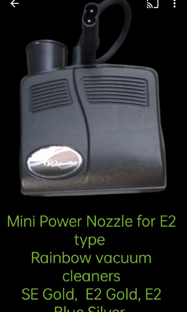 Mini Power Nozzle / Rainbowmate RAINBOW vacuum cleaner, Furniture ...