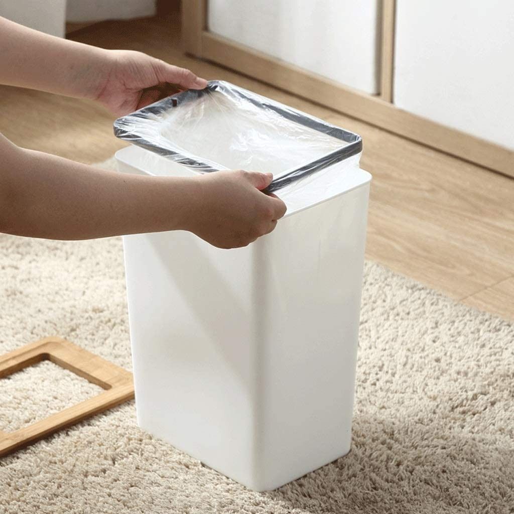 Minimalist Japanese Style Dustbin Trash Can Wooden Lid, Furniture ...