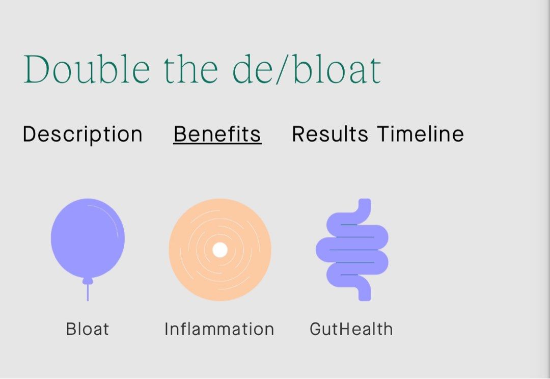 Moom - de/bloat, Health & Nutrition, Health Supplements, Health Food, Drinks & Tonics on Carousell