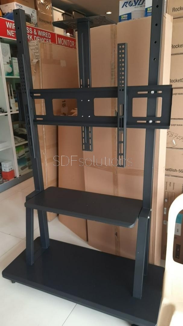 Movable TV Stand for 32"- 85" LED/LCD, Furniture & Home Living ...