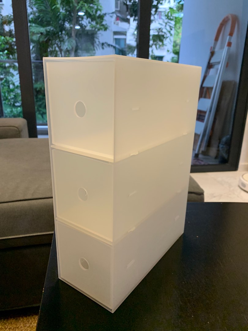MUJI PP Storage Box 3 Drawers, Furniture & Home Living, Furniture ...