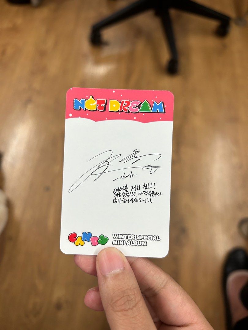 NCT Dream Chenle Candy Special Ver PC Photocard, Hobbies & Toys ...