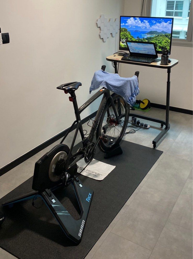 New Tacx Neo 2T Smart Indoor Trainer!! (Floor mat, cycle table, LCD ...