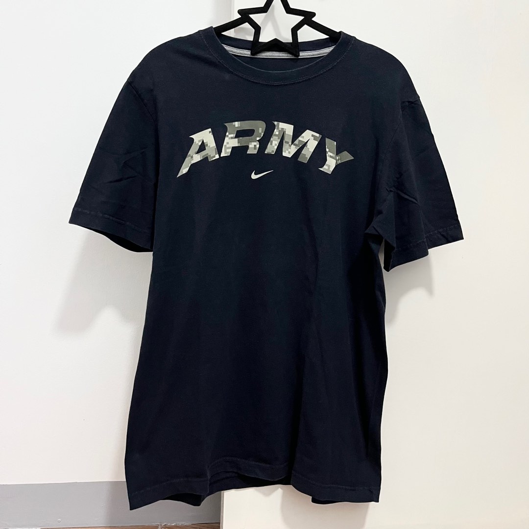 Nike Regular Fit Army Shirt, Men's Fashion, Tops & Sets, Tshirts & Polo ...