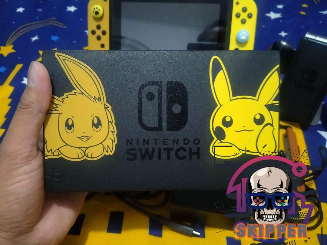 Nintendo Switch Pikachu and Eevee Edition V1 Complete Accessories ...