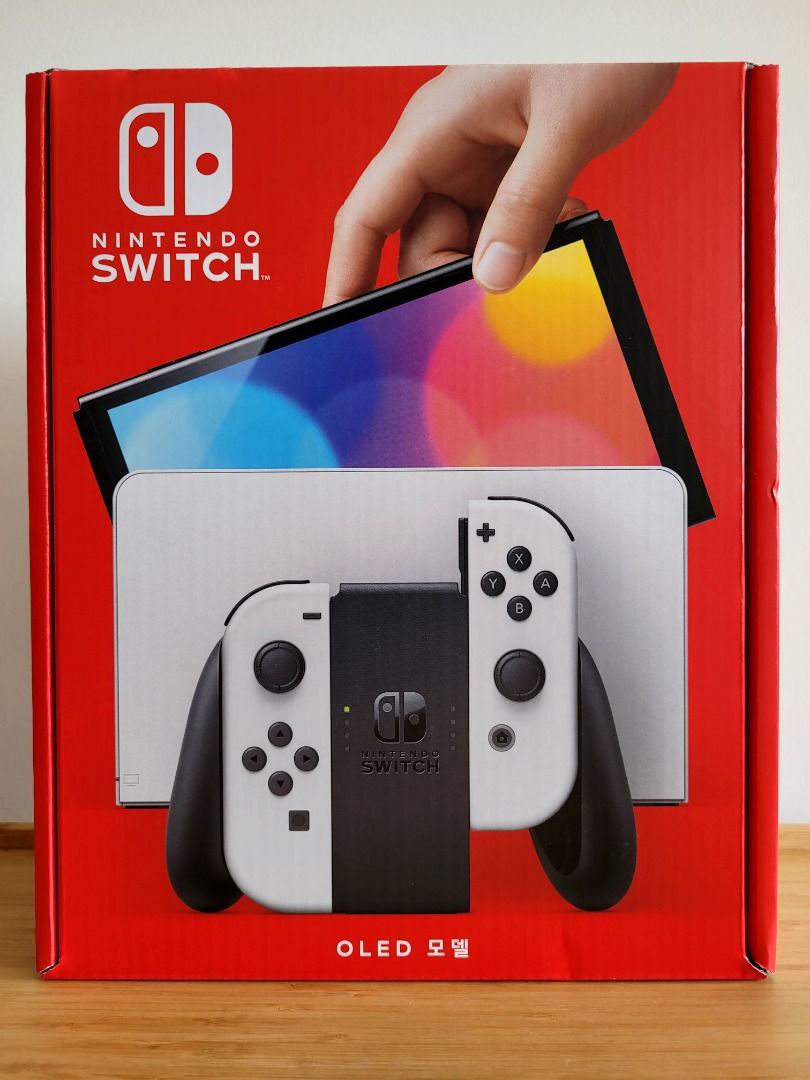 Nintendo switch White oled, Video Gaming, Video Game Consoles, Nintendo ...
