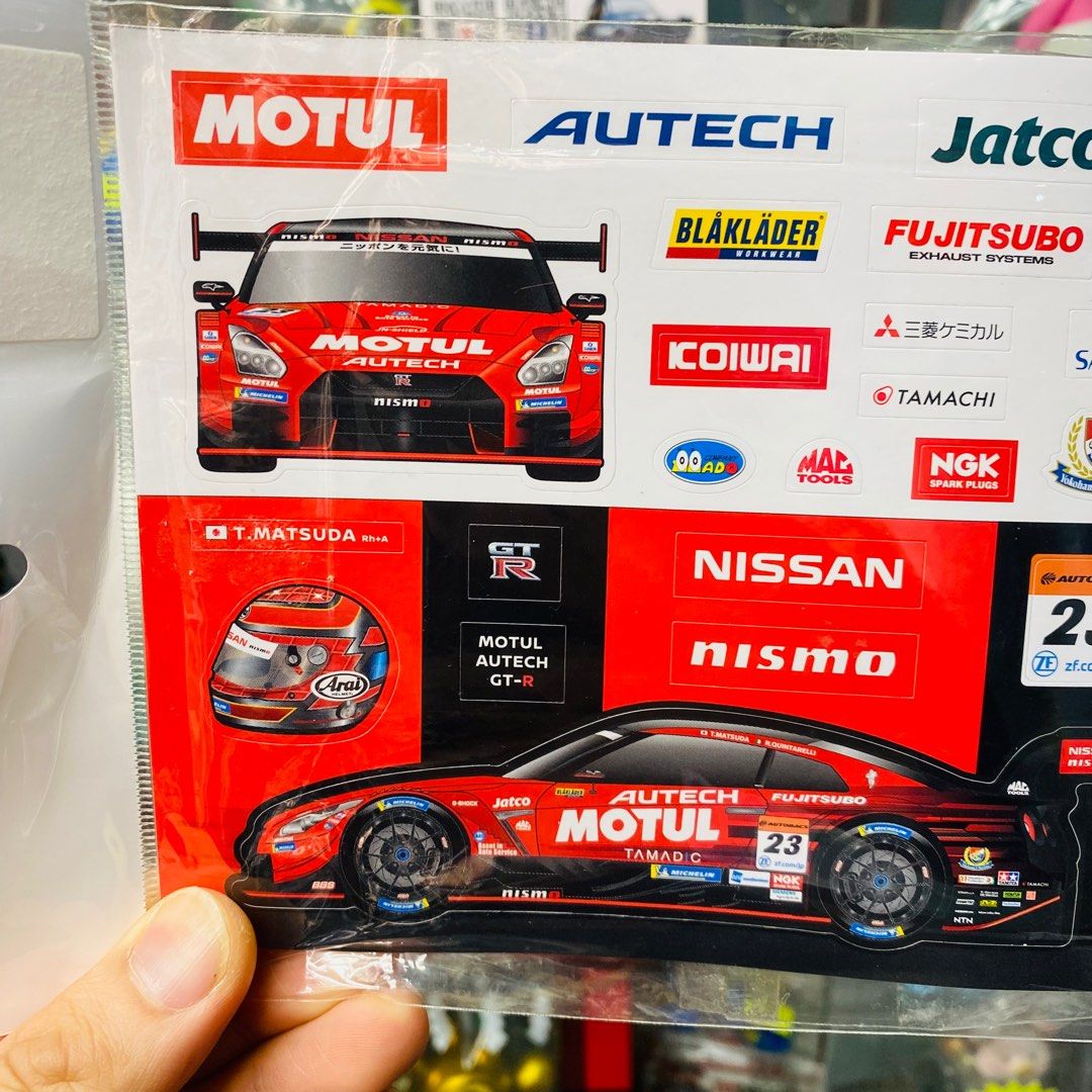 Nissan Nismo Motul Skyline GT-R R35 Stickers 日產 戰神 GTR 貼紙 Sticker, 興趣及 ...