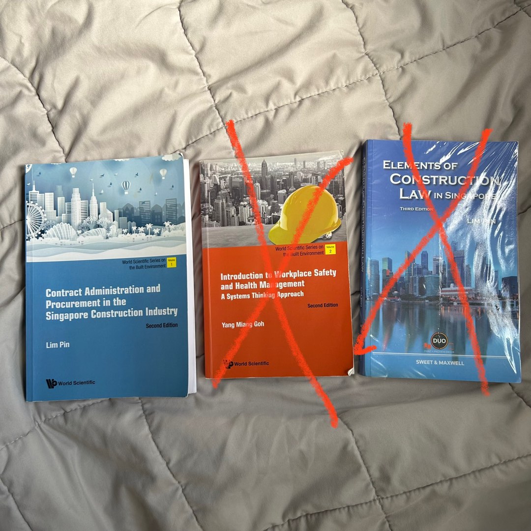 NUS PFM / IPM Textbooks, Hobbies & Toys, Books & Magazines, Textbooks ...