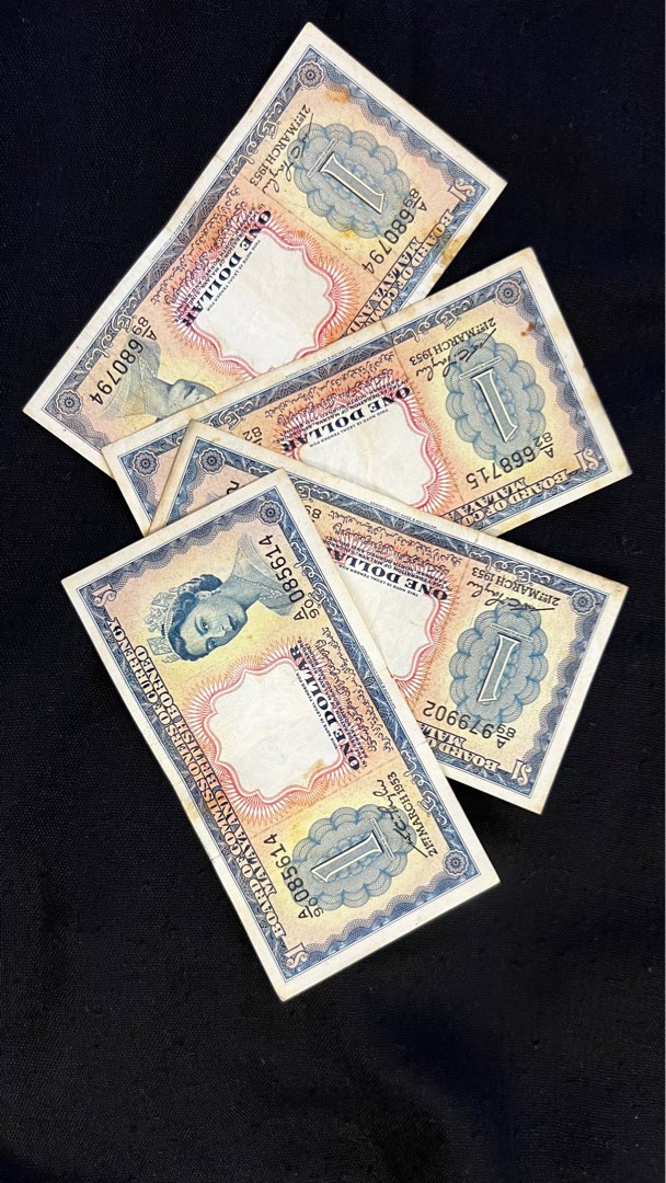 Old Notes $1 Malaya and British Borneo, Hobbies & Toys, Memorabilia ...
