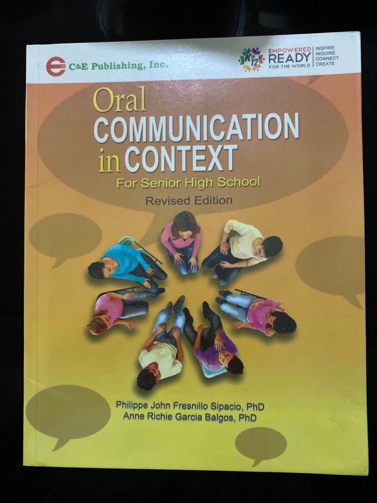 Oral Communication in Context For Senior High School (C&E Publishing ...