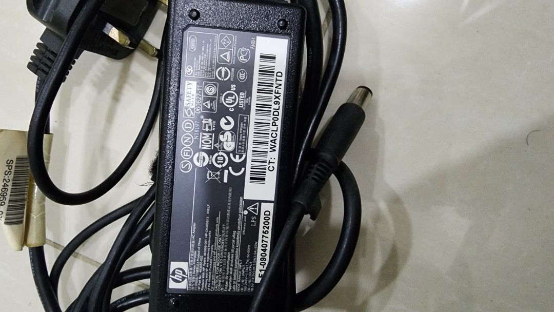 Original Hp Laptop Charger W Computers Tech Parts Accessories Chargers On Carousell