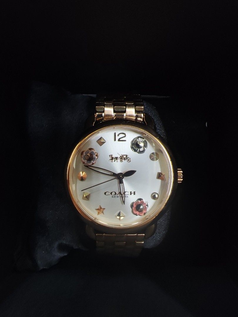 Original Jam coach wanita coach watch stainless steel, Women's Fashion ...