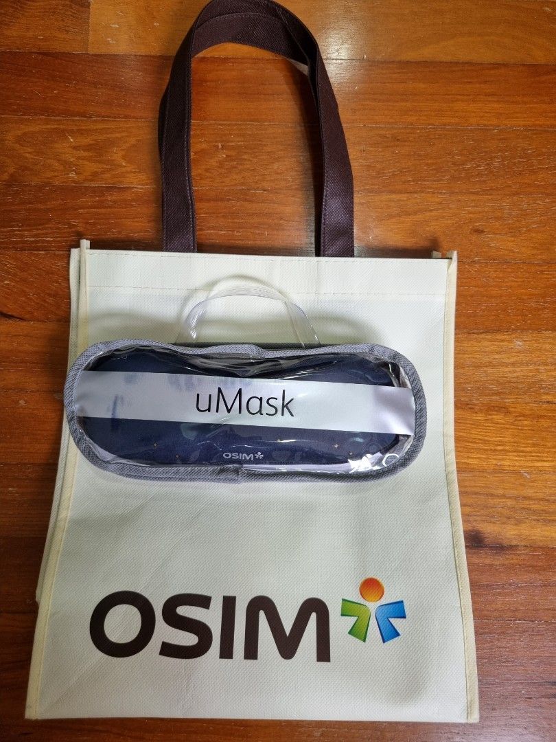 OSIM (uMask) Eye Massager, Health & Nutrition, Massage Devices on Carousell