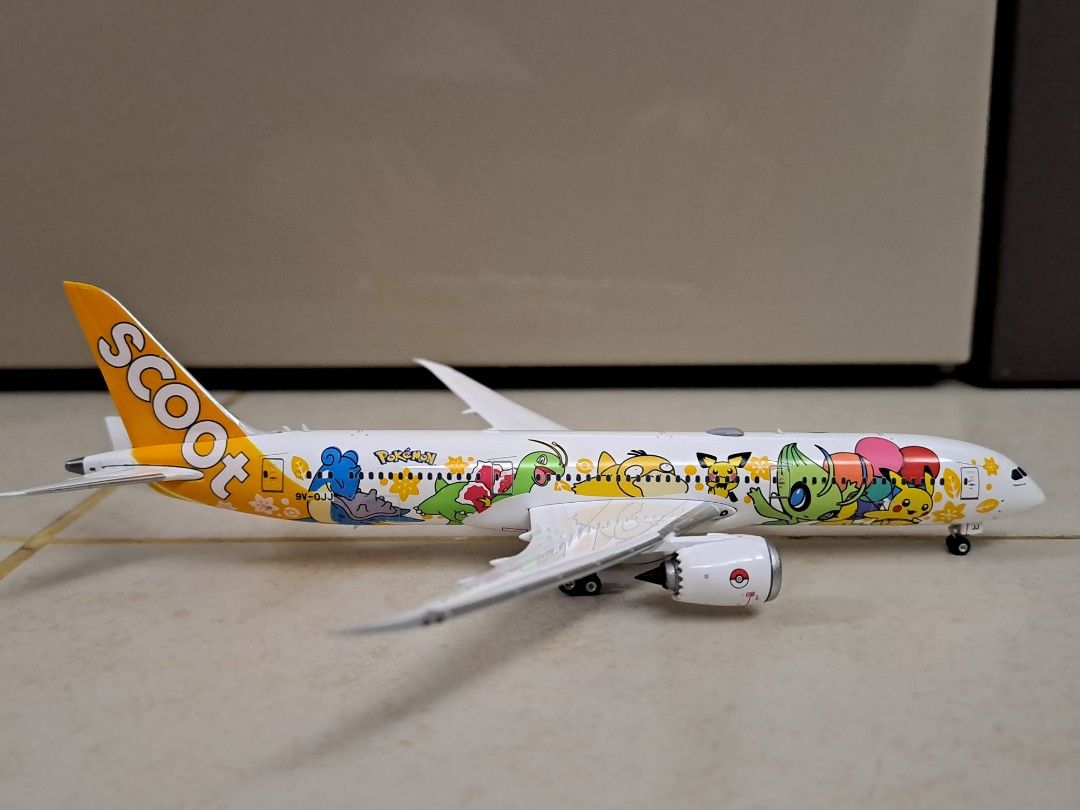 Phoenix 1:400 Scoot 787-9 Pikachu Livery 1/400 Diecast Airplane Model ...