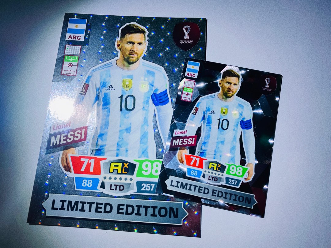 Panini Limited Edition Messi 2022 World Cup, Hobbies & Toys ...