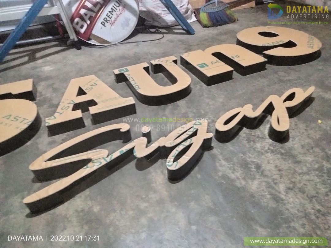 Papan Nama Huruf Timbul Akrilik Bandung, Desain & Kerajinan Tangan, Barang & Aksesoris Kerajinan ...