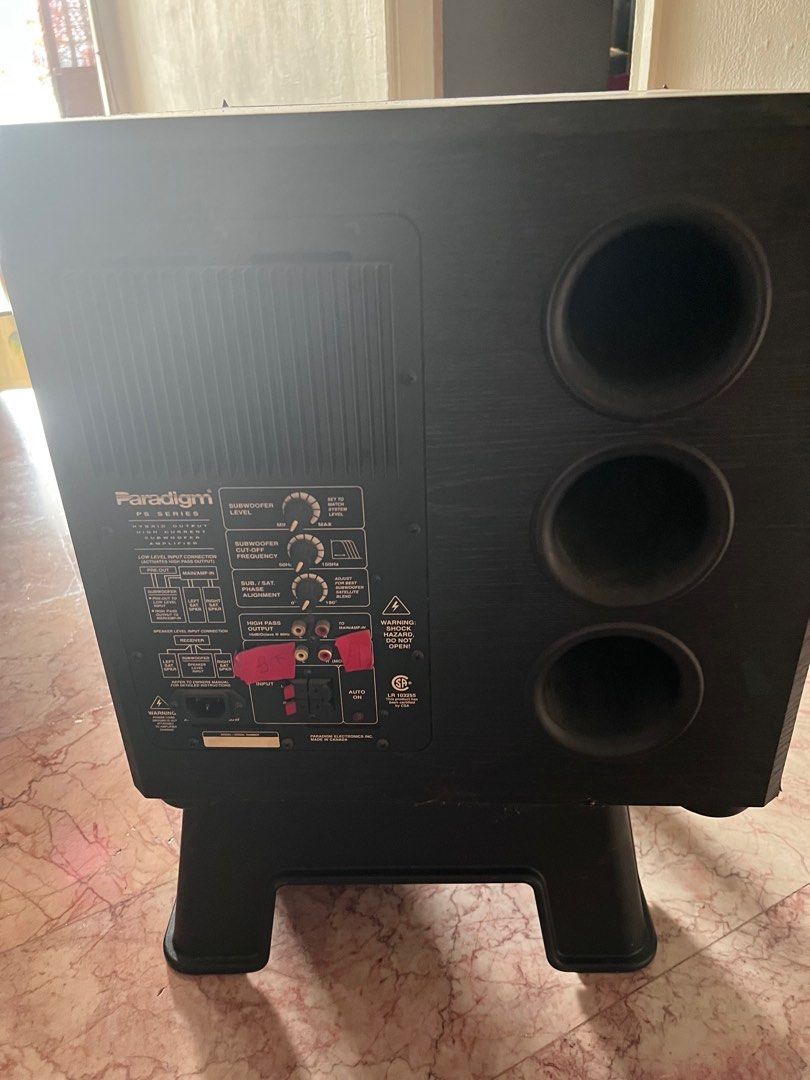 Paradigm sub- woofer, Audio, Soundbars, Speakers & Amplifiers on Carousell