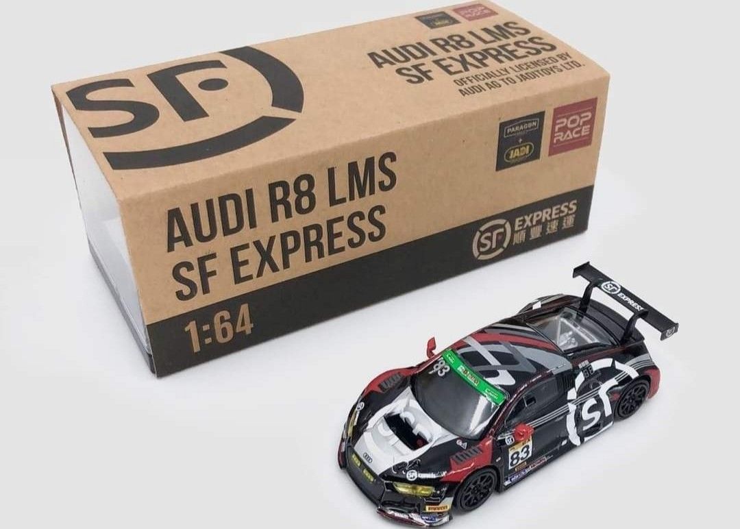 Paragon x Pop Race 1/64 Audi R8 LMS SF Express, Hobbies & Toys, Toys ...
