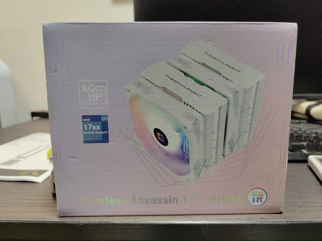 Peerless Assassin 120 White with RGB fans, Computers & Tech, Desktops ...