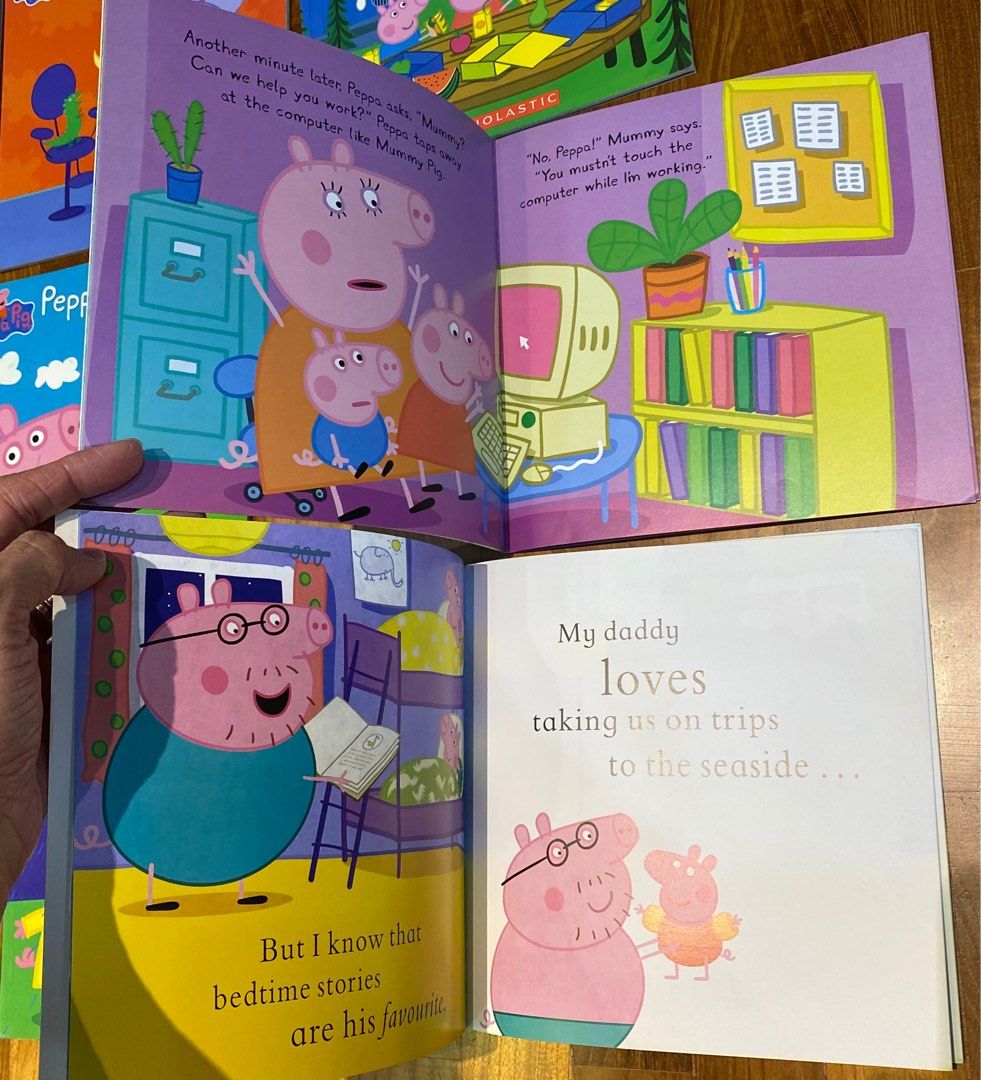 PEPA PIG story books & a Bible Classic, Hobbies & Toys, Books ...