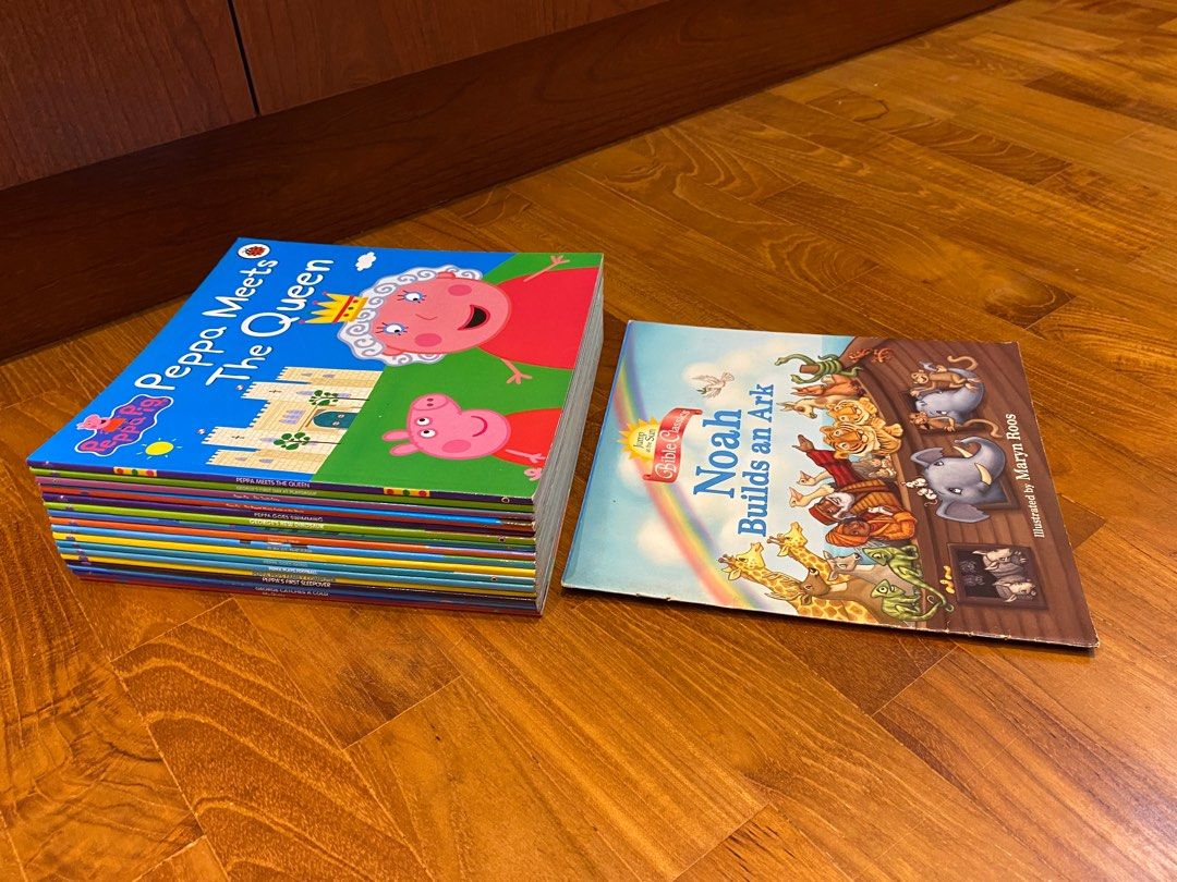 PEPA PIG story books & a Bible Classic, Hobbies & Toys, Books ...