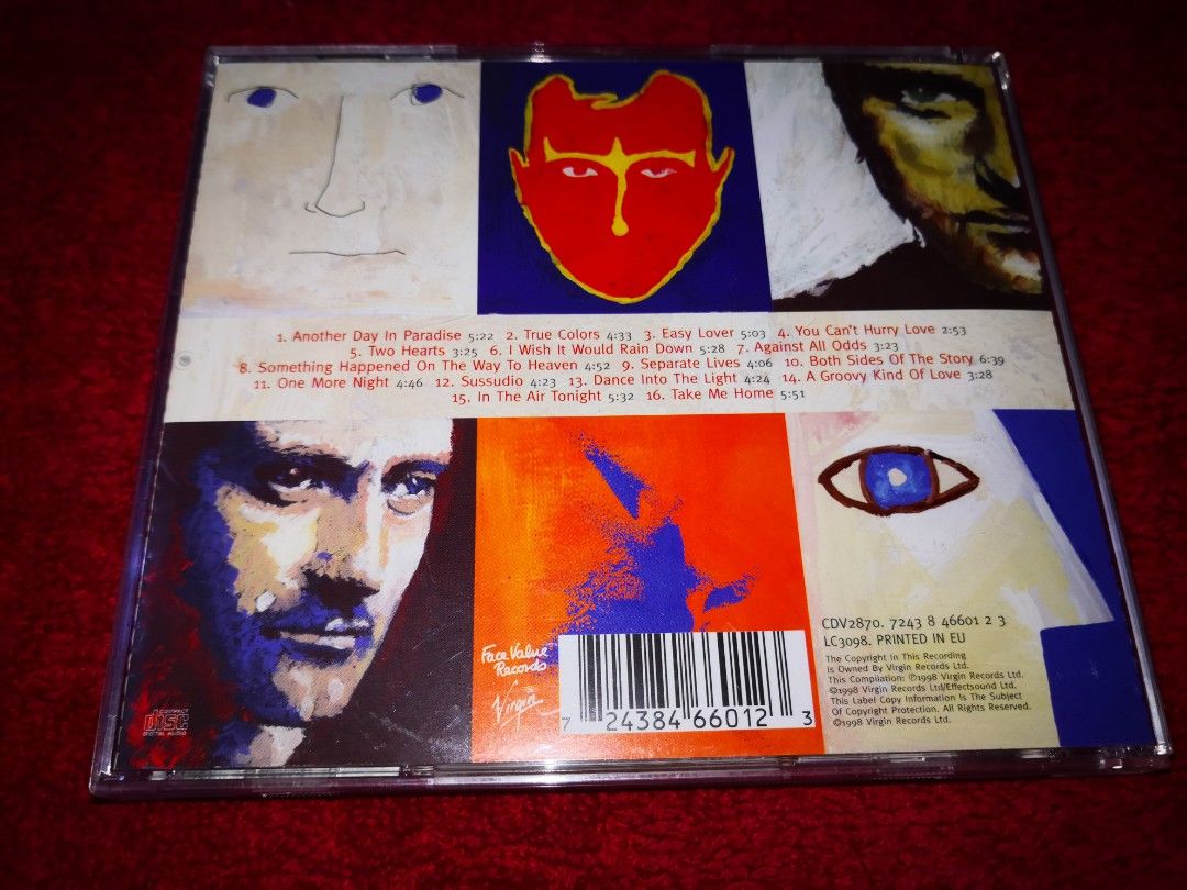 Phil Collins Hits CD, Hobbies & Toys, Music & Media, CDs & DVDs on ...