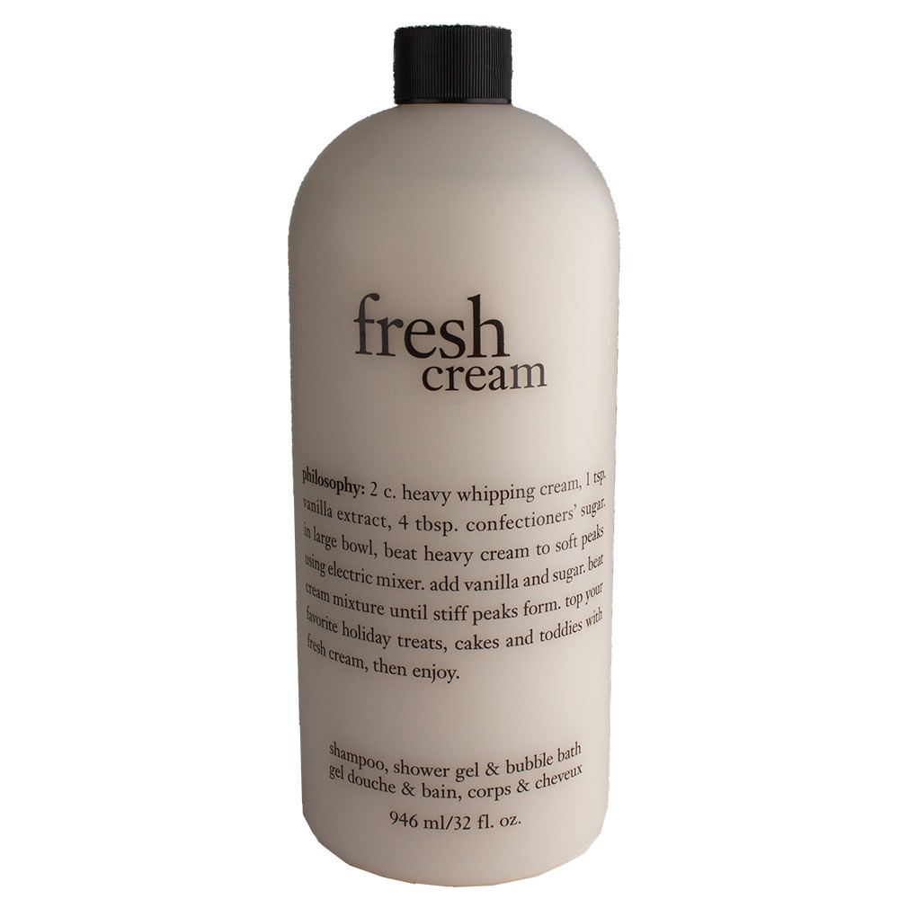 Philosophy Fresh Cream Shampoo, Shower Gel & Bubble Bath, 946ml/32oz ...