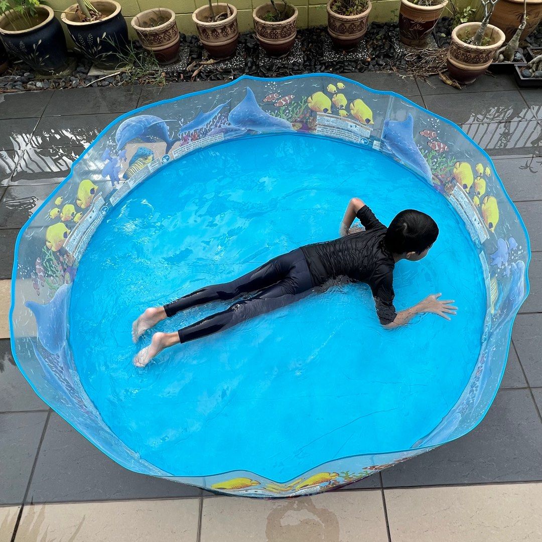Plastics Swimming Pool for Kids Kolam Air Kanak Kanak, Hobbies & Toys ...