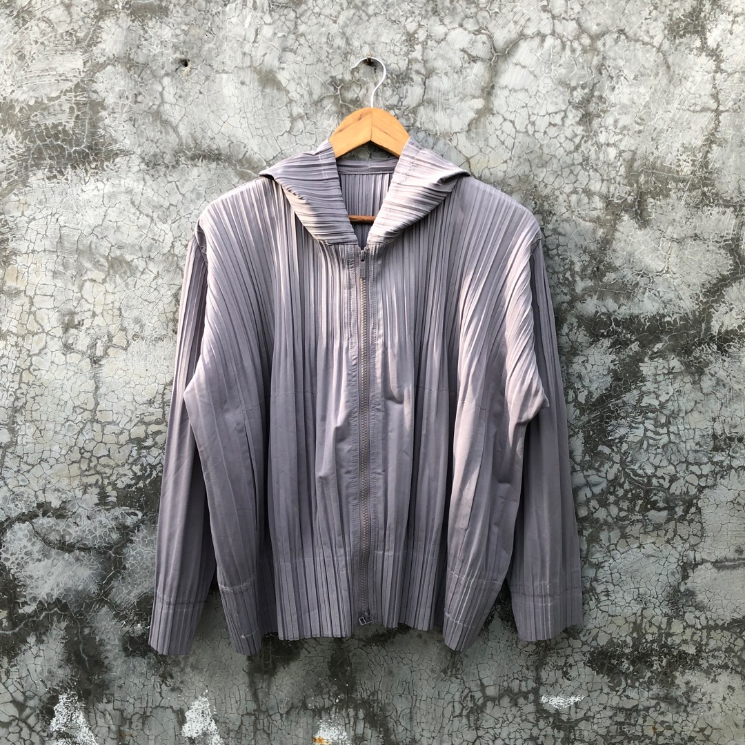 Pleats Please issey Miyake jacket hood, Women's Fashion, Tops, Others ...