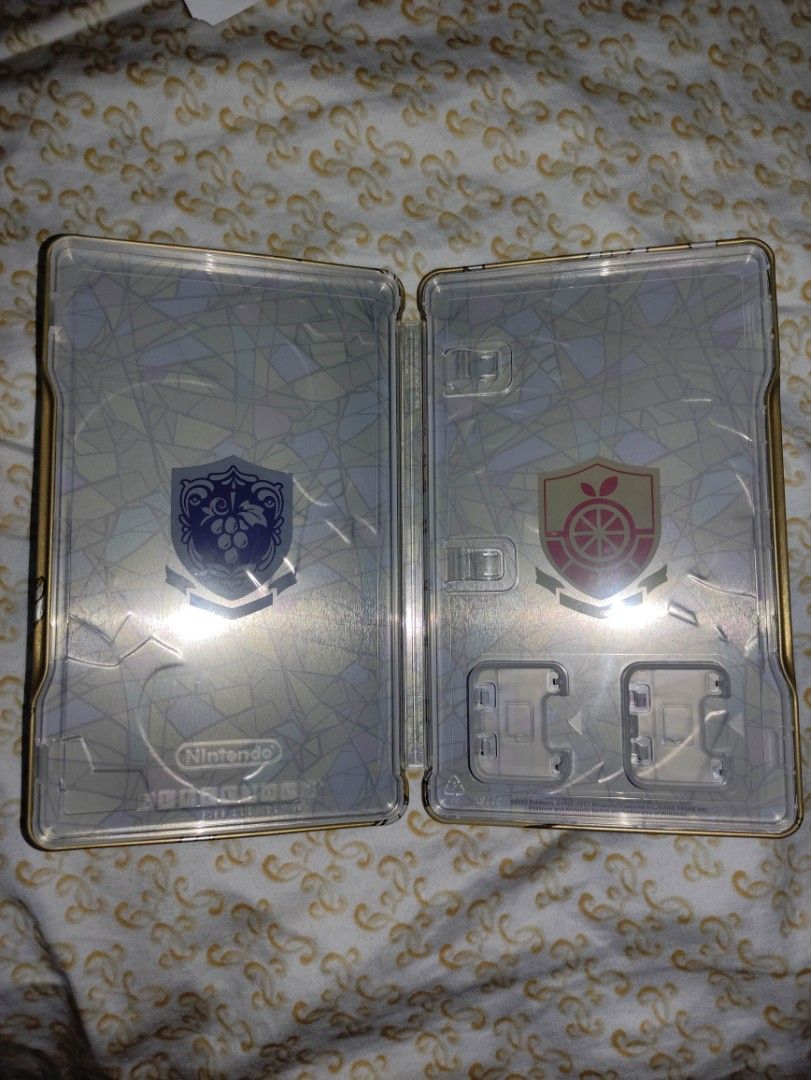 Pokemon scarlet/violet steel case, Video Gaming, Gaming Accessories ...