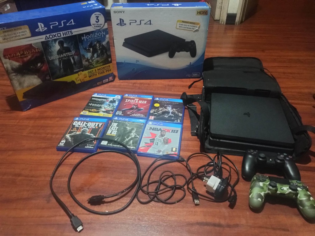 PS4 Slim For Sale (500gb) bundle, Video Gaming, Video Game Consoles ...