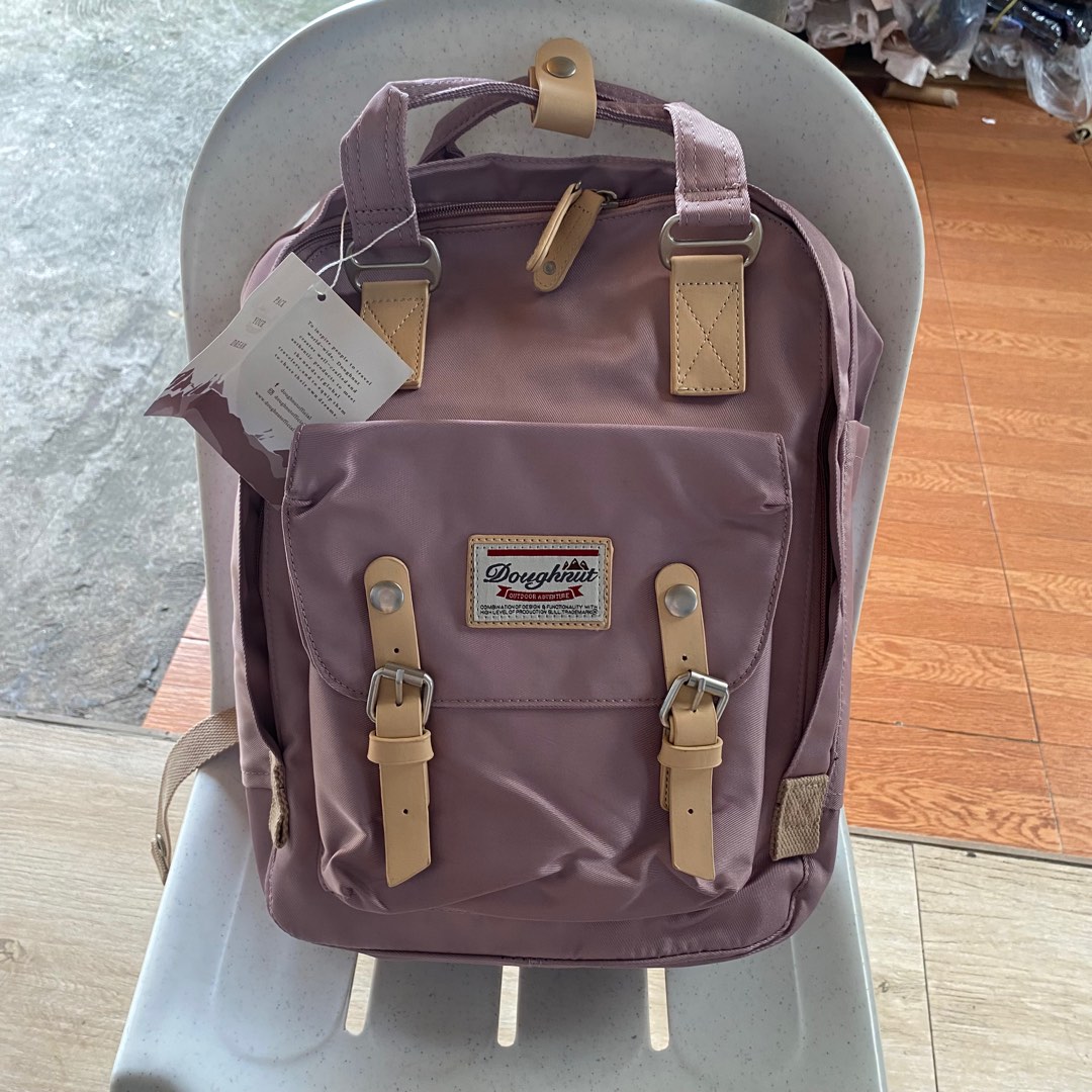 Purple doughnut backpack, Women's Fashion, Bags & Wallets, Backpacks on ...