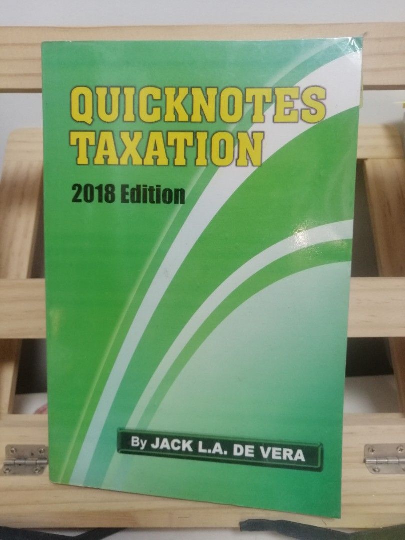 Quicknotes Taxation De Vera (Preloved), Hobbies & Toys, Books ...