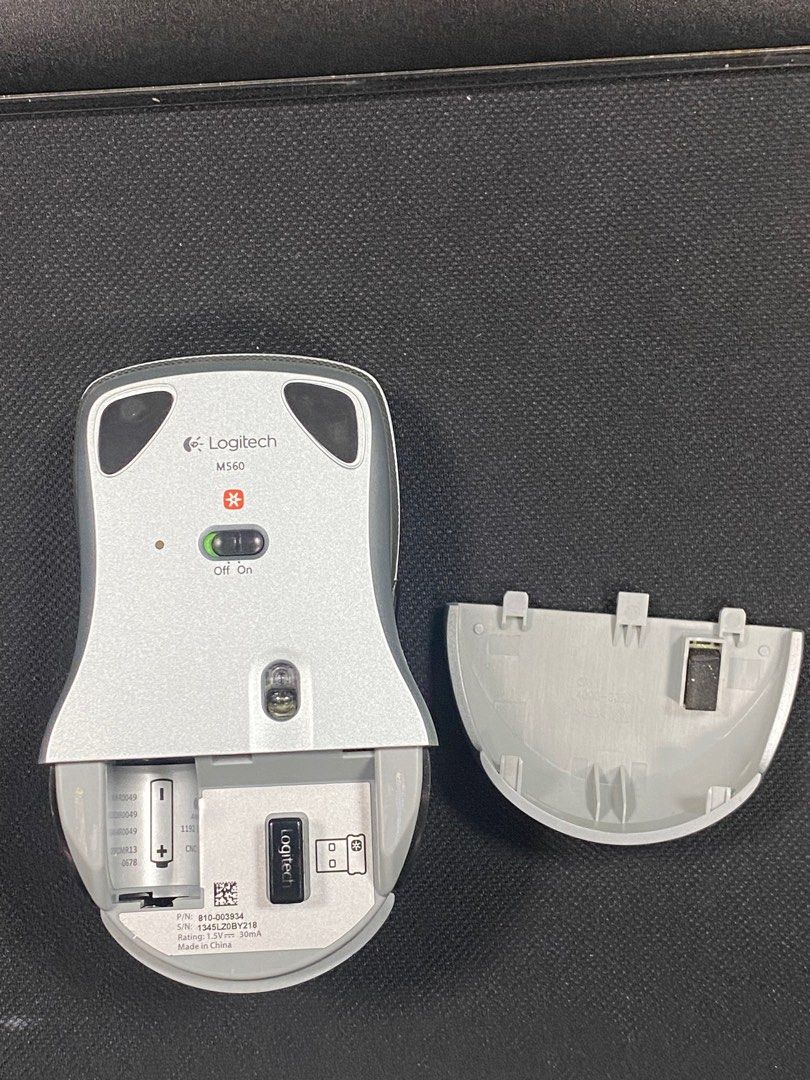 Rare Logitech M560 Silver Mouse, Computers & Tech, Parts & Accessories ...
