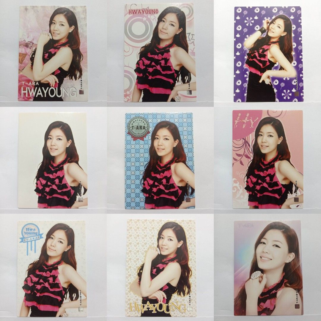 RARE OFFICIAL STAR COLLECTION CARD T-ARA HWAYOUNG PHOTOCARD TARA ...