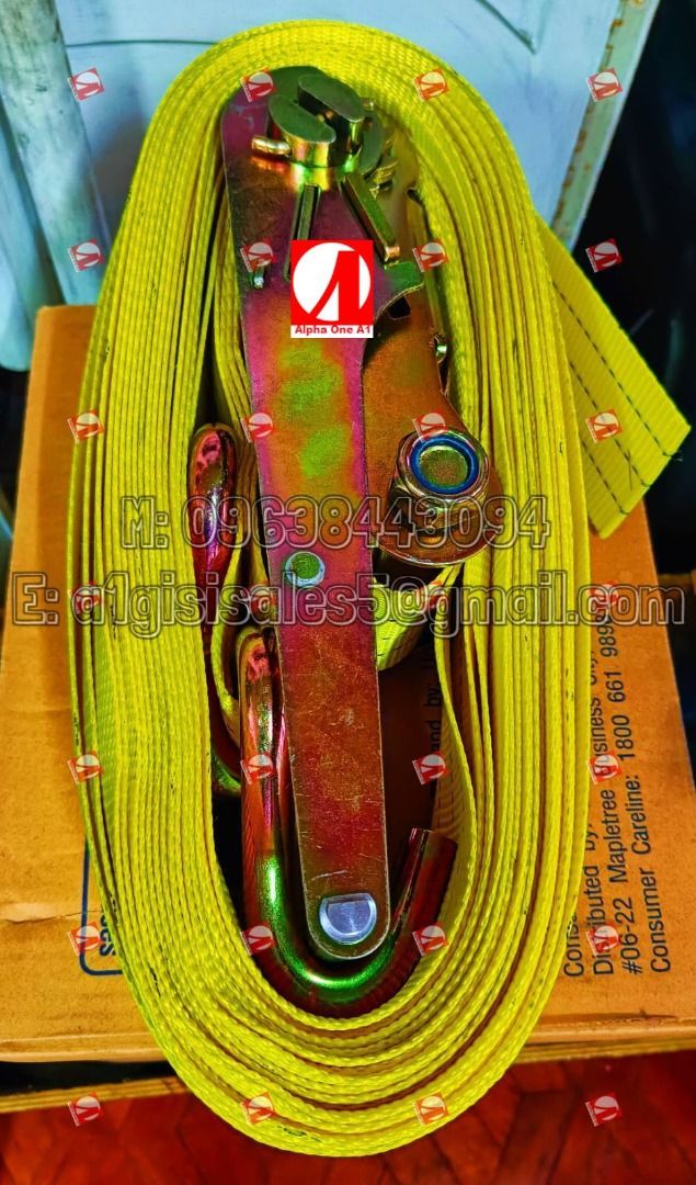 Ratchet Binder 3" x 15mtrs x 8tons Cargo Lashing Belt, Commercial ...