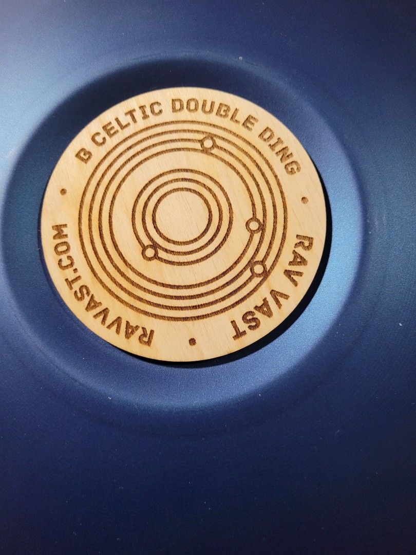 Original Rav Vast B Celtic Double Ding Drum - 432Hz with a Cute Cat ...