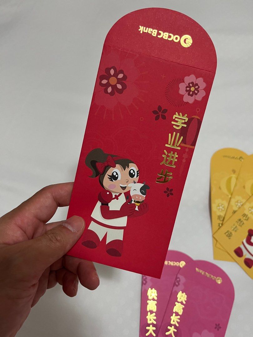 Red Packets / Ang Bao - OCBC (Pack of 8), Hobbies & Toys, Stationery ...