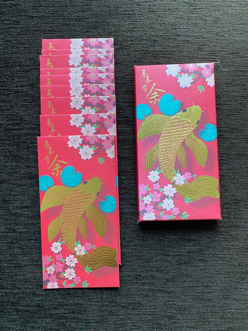 RED PACKETS Bank Of Singapore, Hobbies & Toys, Stationery & Craft ...