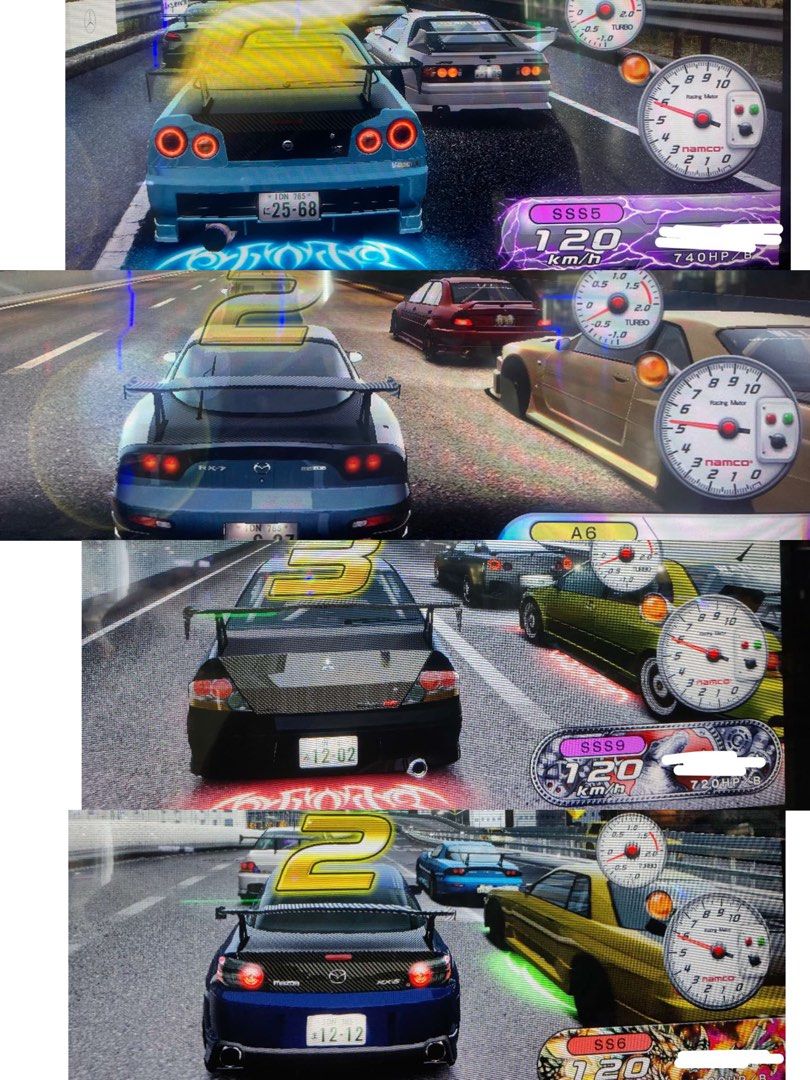 Rename Set namco meter , wangan midnight / wmmt6rr, Video Gaming ...