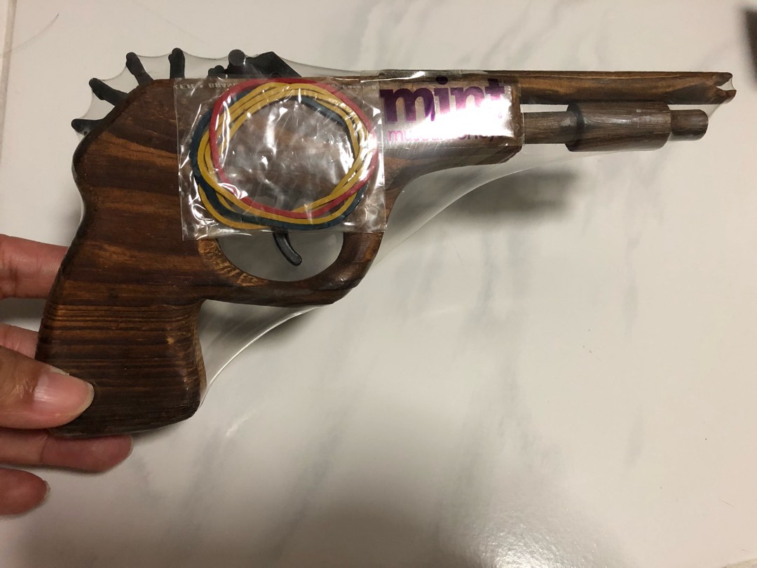 Retro Wooden Gun, Hobbies & Toys, Toys & Games on Carousell