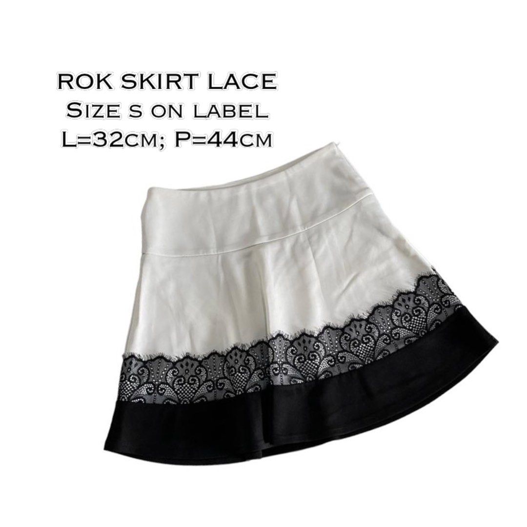 ROK SKIRT LACE HITAM PUTIH / PRE-022, Olshop Fashion, Olshop Wanita di ...